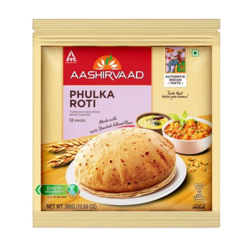 Aashirvaad Phulka Roti 360g – Sara Foods