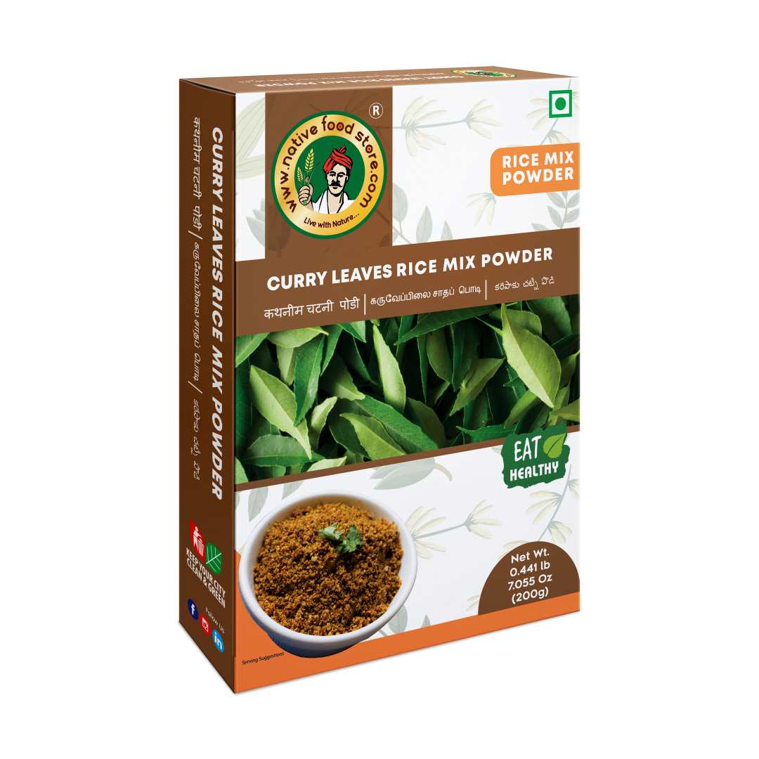 Native Food Curry Leaves Rice Mix Powder 200g – Sara Foods