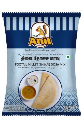 Anil Foxtail Millet/Thinai Dosa Mix 500g – Sara Foods