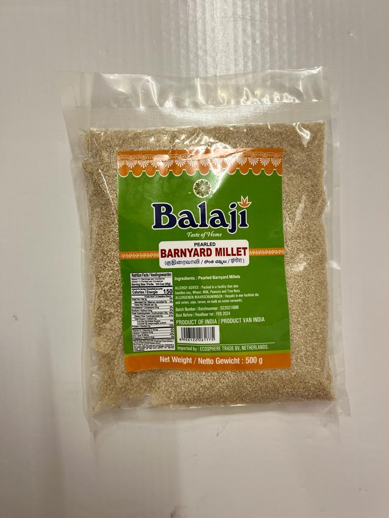 Balaji Barnyard millet (Kuthiravali) – Sara Foods